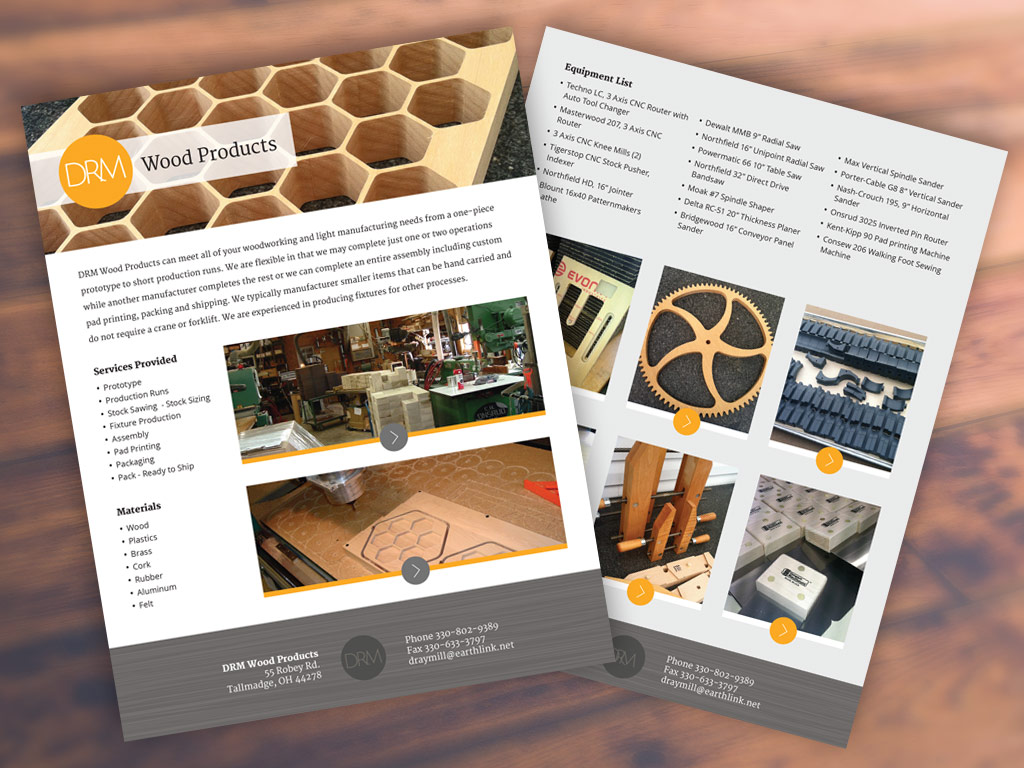 Sellsheet-flyer-design-example | Unframed World Ohio's Best Companies
