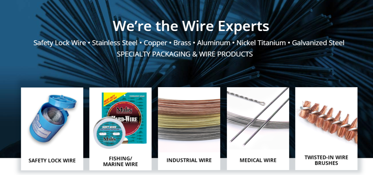 Malin Co., The Wire Experts | Safety Wire Products